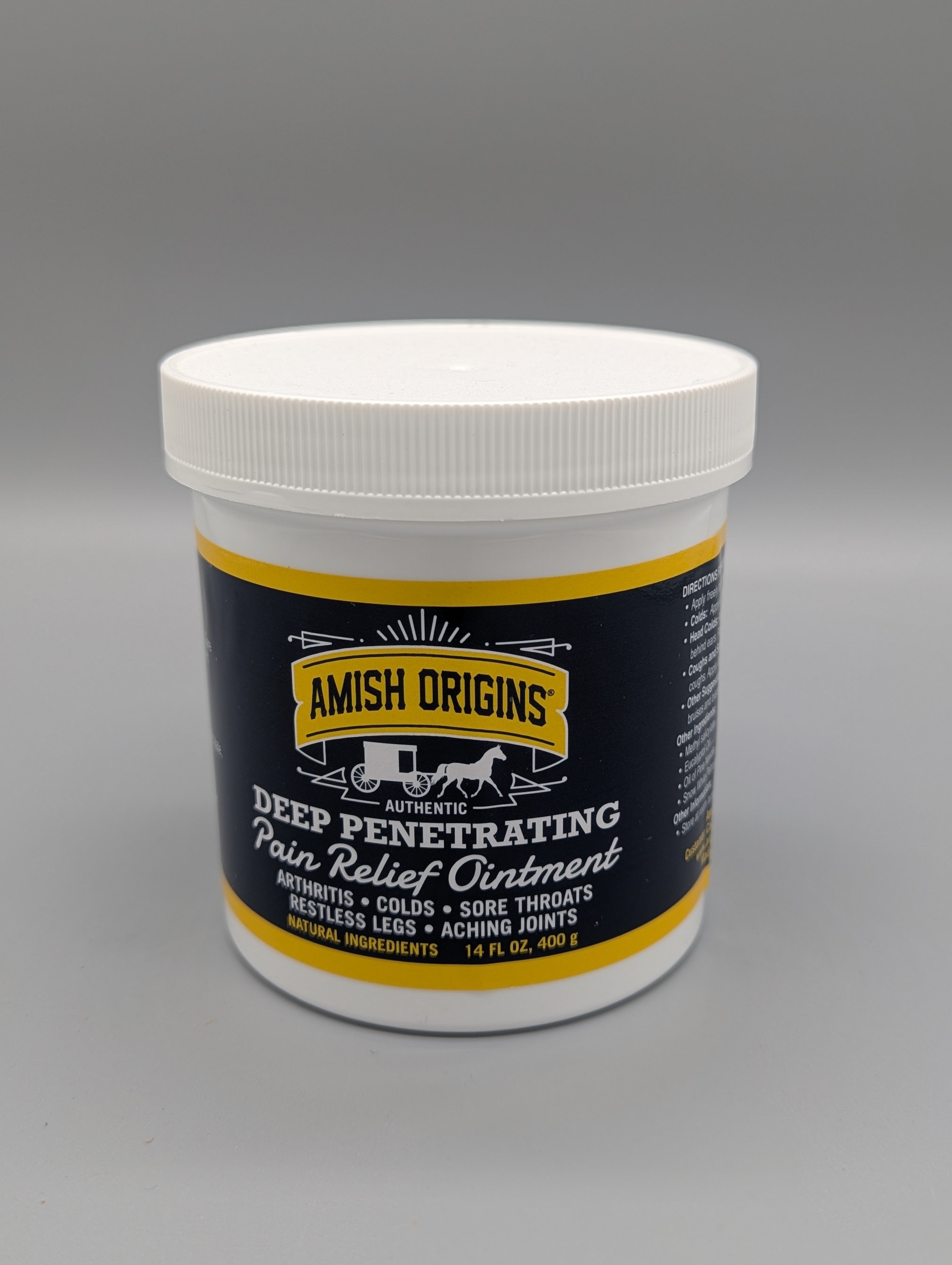 Amish Origins Deep Penetrating Pain Relief Ointment – Yoder's ...
